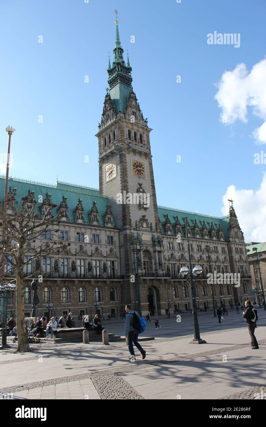 Hamburg Rathaus, Germany Stock Photo - Alamy