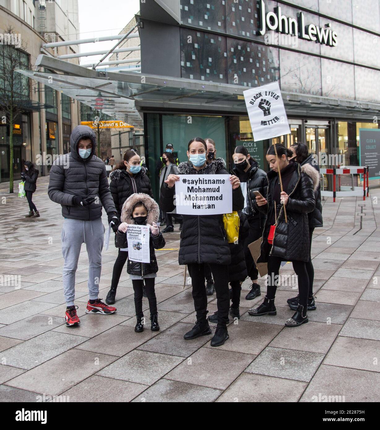 Cardiff protest march hi-res stock photography and images - Alamy