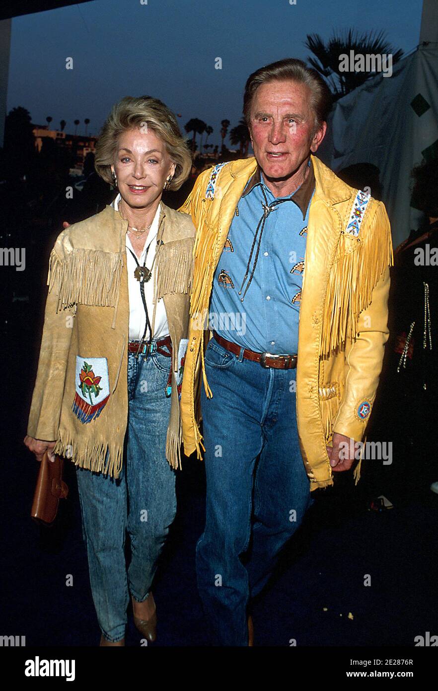 Kirk Douglas And Anne Douglas 1990 Credit: Ralph Dominguez/MediaPunch ...