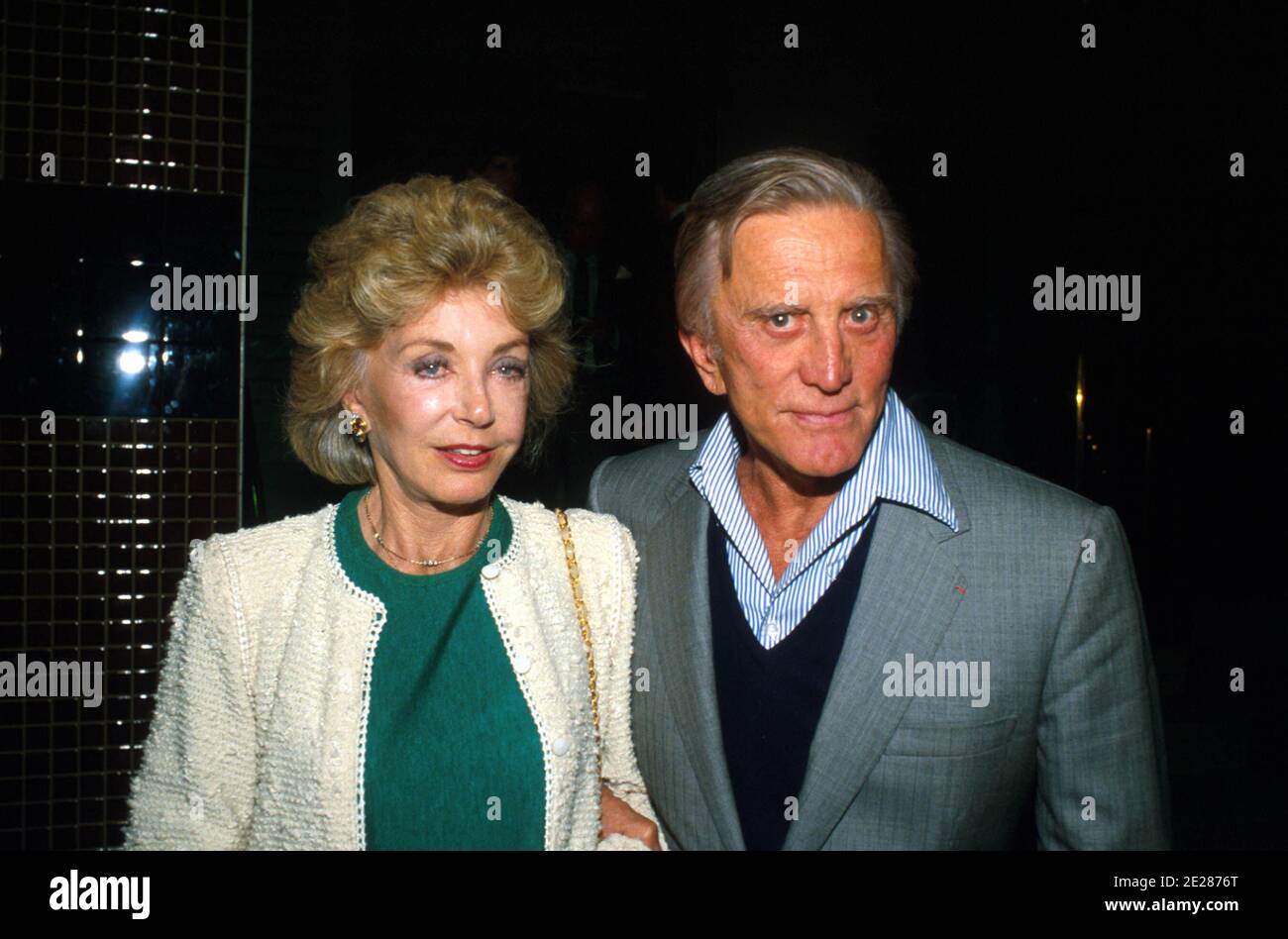 Kirk Douglas And Anne Douglas 1986 Credit: Ralph Dominguez/MediaPunch ...