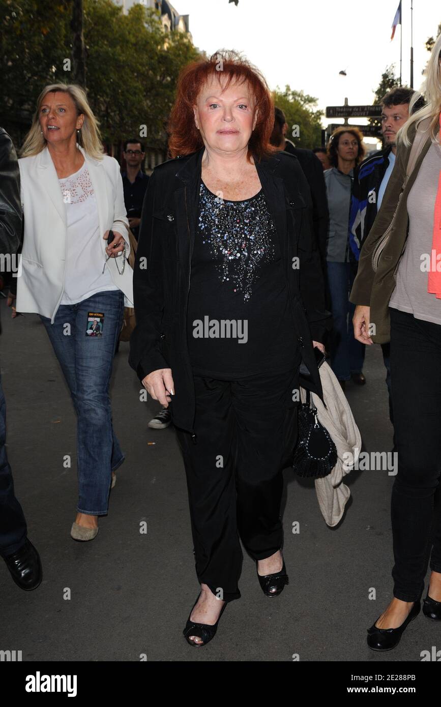 Former French 'Queen of the Night', Regine, arriving for singer Eddy ...