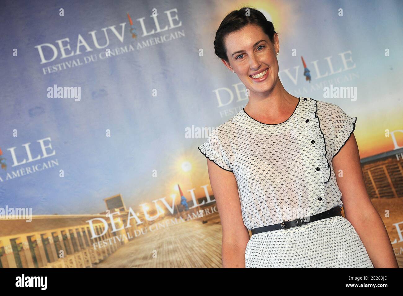 US actress Sarah Hagan poses at a photocall for 'Jess + Moss' during ...