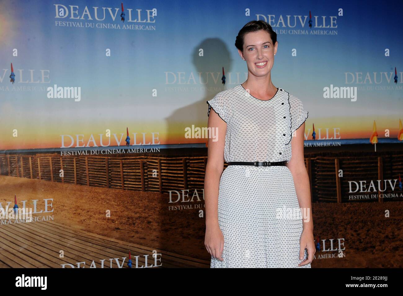 US actress Sarah Hagan poses at a photocall for 'Jess + Moss' during ...