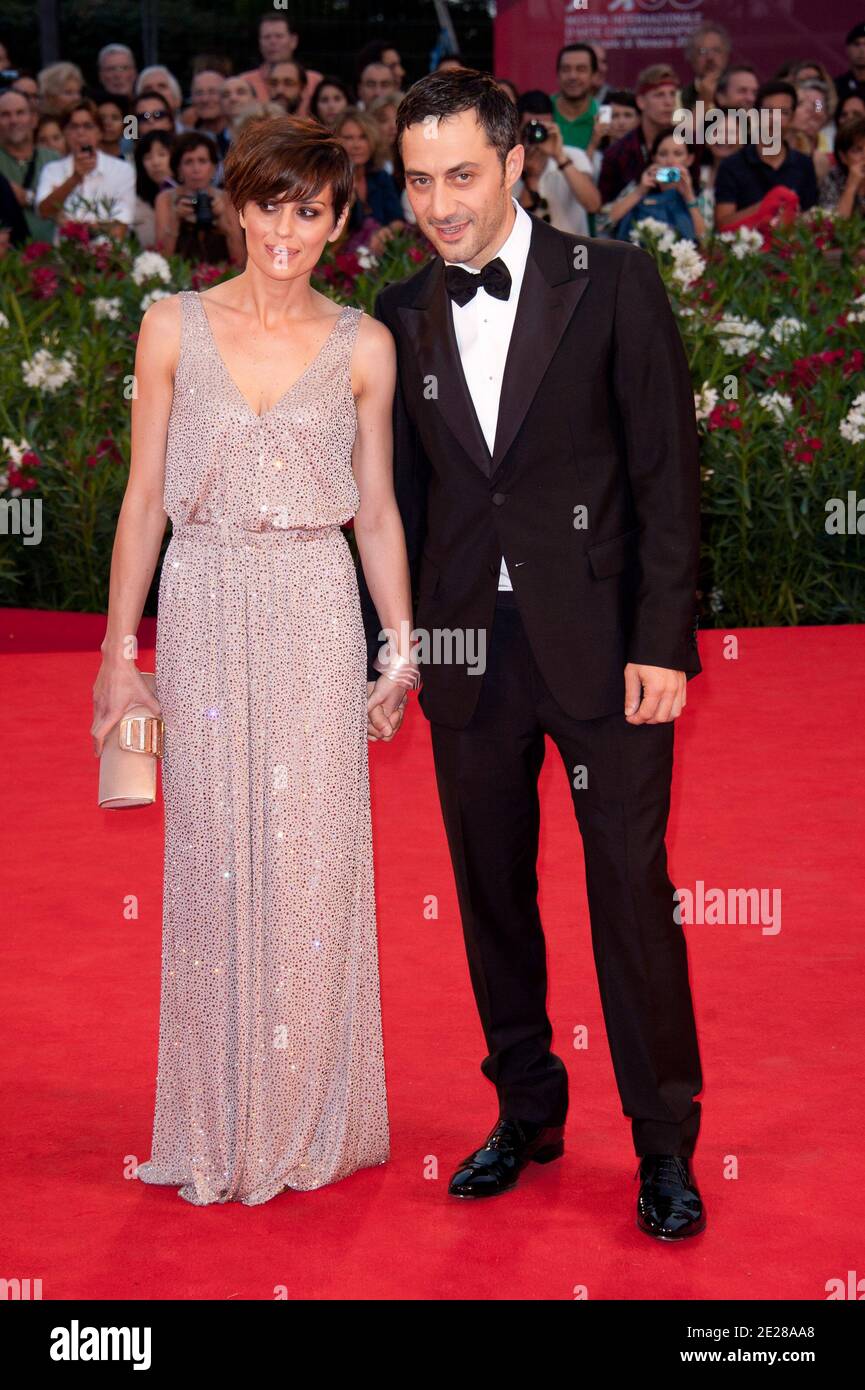 Claudia Pandolfi and Filippo Timi arriving for the Red Carpet of the ...