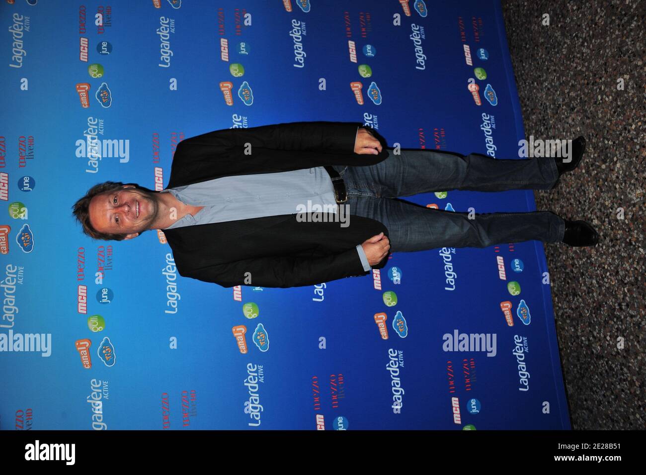 Max attending the annual press conference of TV Lagardere Active TV ...