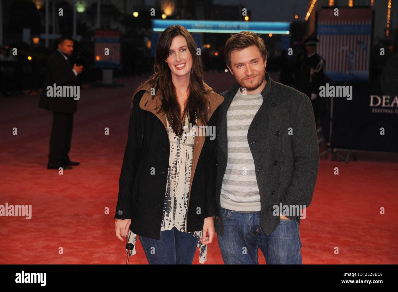 Sarah Hagan and Clay Jeter arrive at the screening of the 'Dark Horse ...