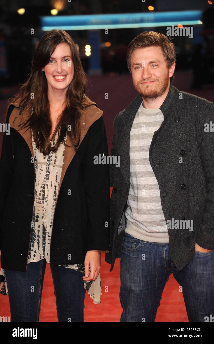 Sarah Hagan and Clay Jeter arrive at the screening of the 'Dark Horse ...