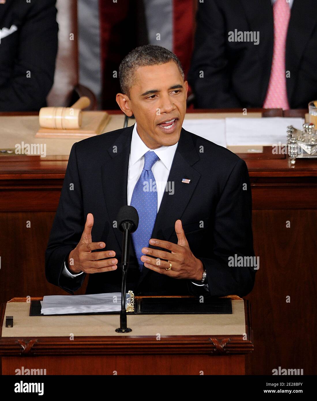 President Barack Obama addresses a Joint Session of Congress at the U.S ...