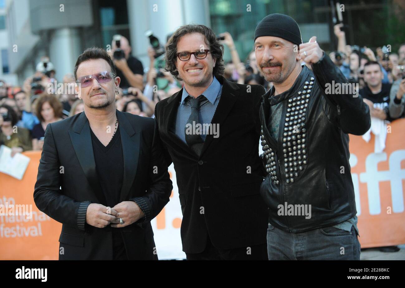 Bono, Davis Guggenheim and The Edge attend the screening of 'From The ...