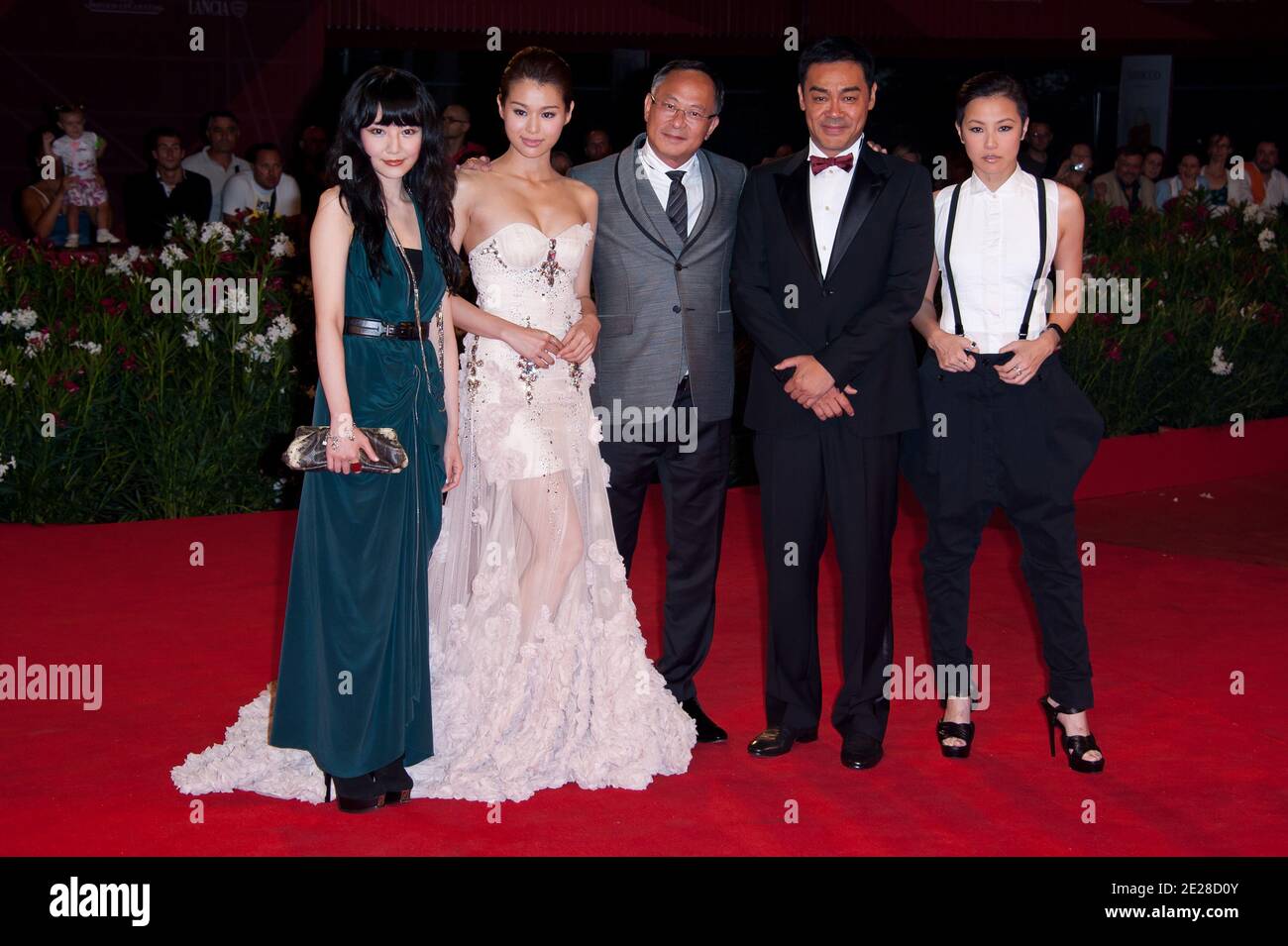 Actress Stephanie Che (or Singer Yue Wei ?), actor Lau Ching Wan ...