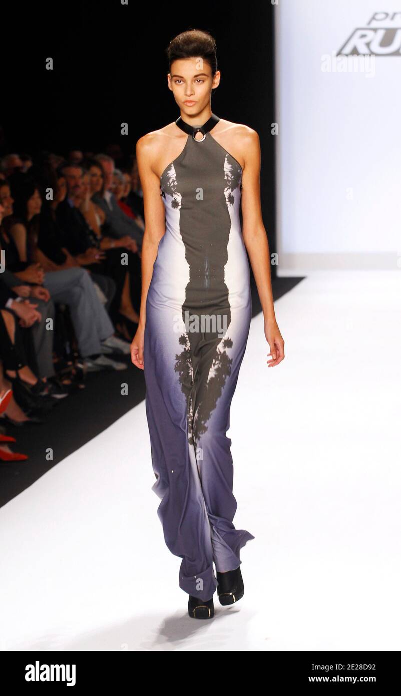 Models present the Viktor Luna collection during the Project Runway ...