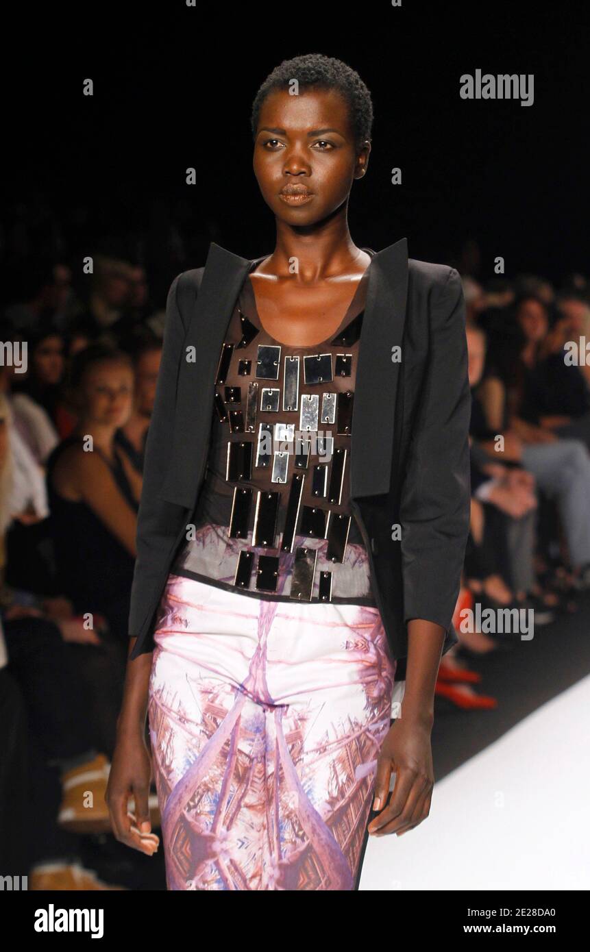 Models present the Viktor Luna collection during the Project Runway ...