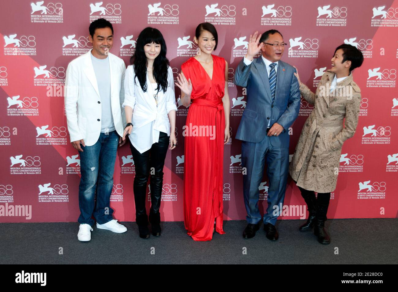 Lau Ching Wan, Stephanie Che, Myolie Wu, director Johnnie To and ...