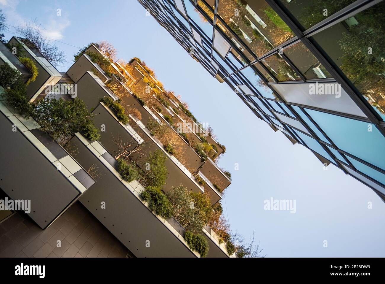 The famous Bosco Verticale buildings in Milan, designed by the ...