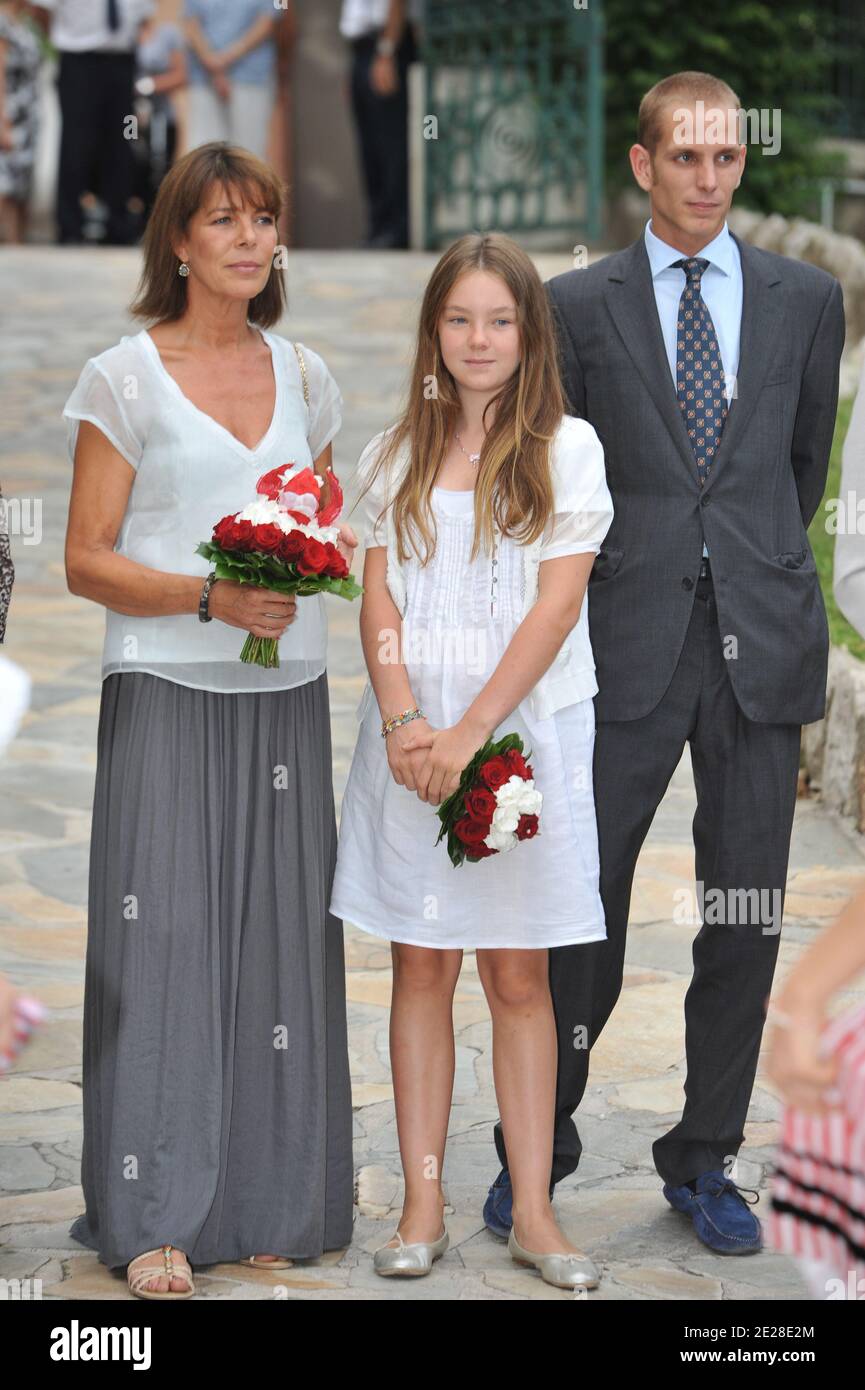 Princess Caroline Of Hanover Her Daughter Princess Alexandra Of Hanover And Pierre Casiraghi