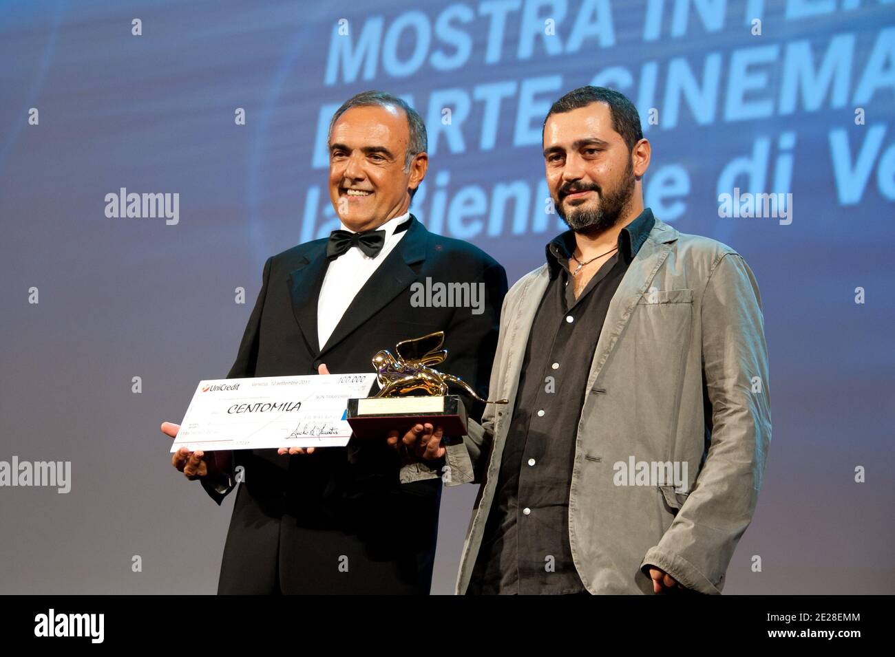 Guido Lombardi of 'La Bas. A Criminal Education' accepts Lion of the ...