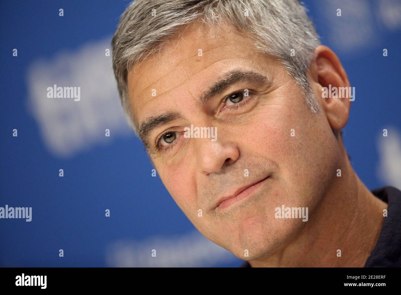 George Clooney attends the press conference of "The Descendants" at the ...