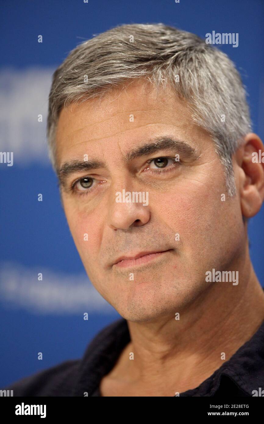 George Clooney attends the press conference of "The Descendants" at the ...