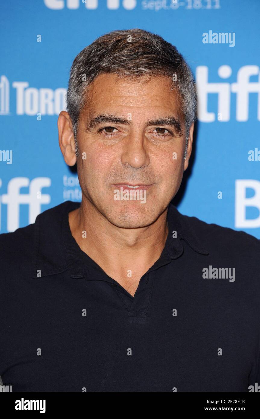 George Clooney attends the press conference of "The Descendants" at the ...