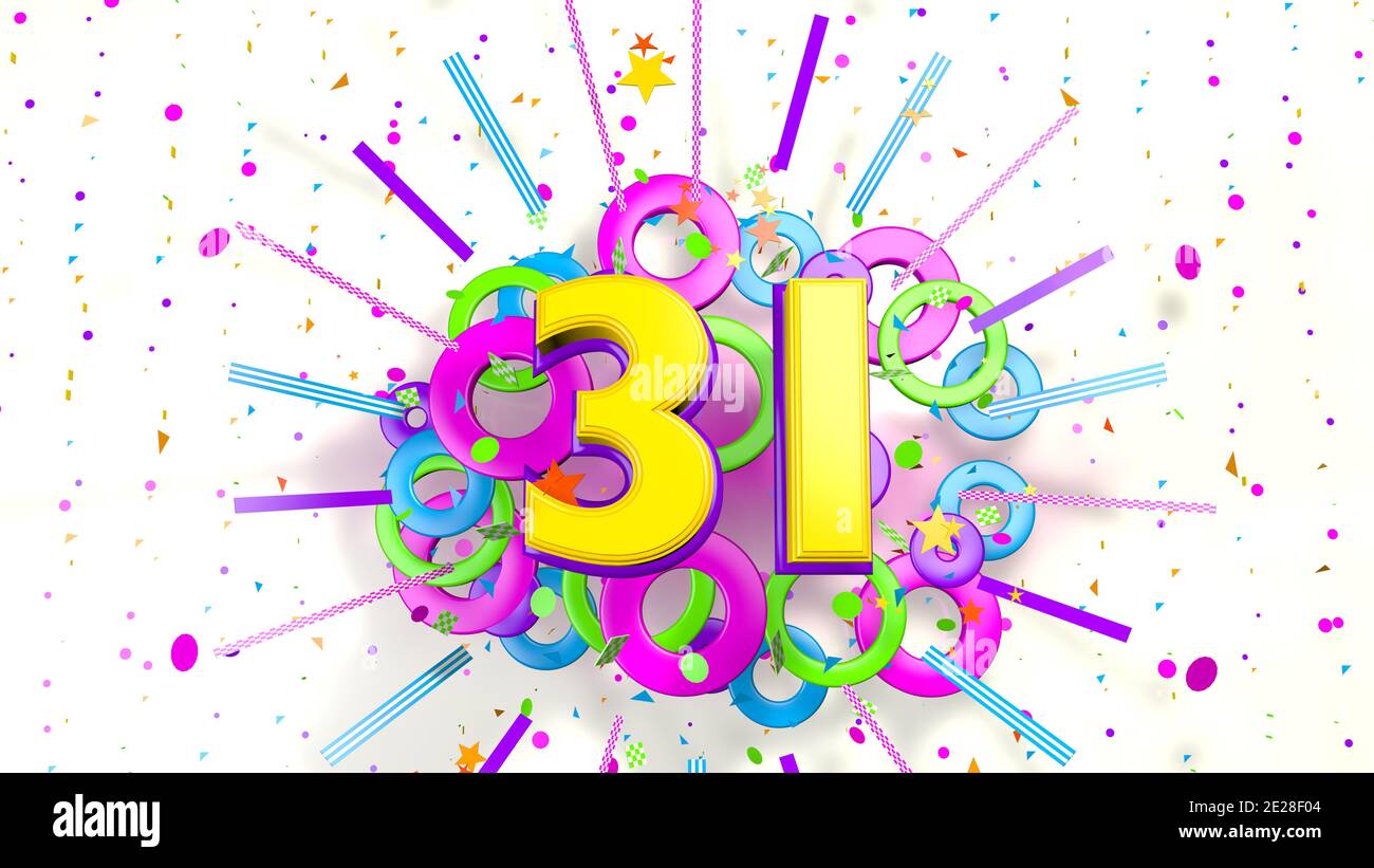 Number 31 hi-res stock photography and images - Alamy