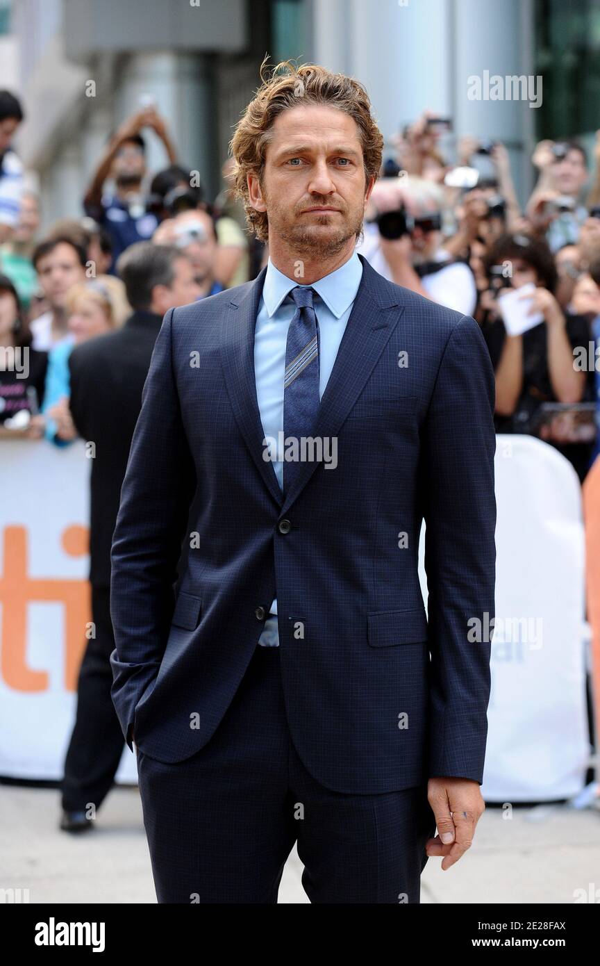 Gerard Butler attends the screening of 'Machine Gun Preacher' at the ...