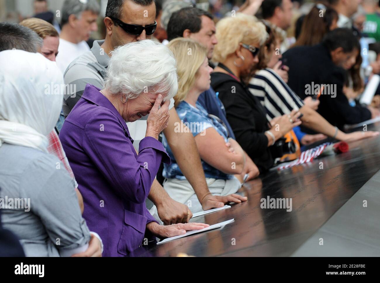 People Crying Together 911