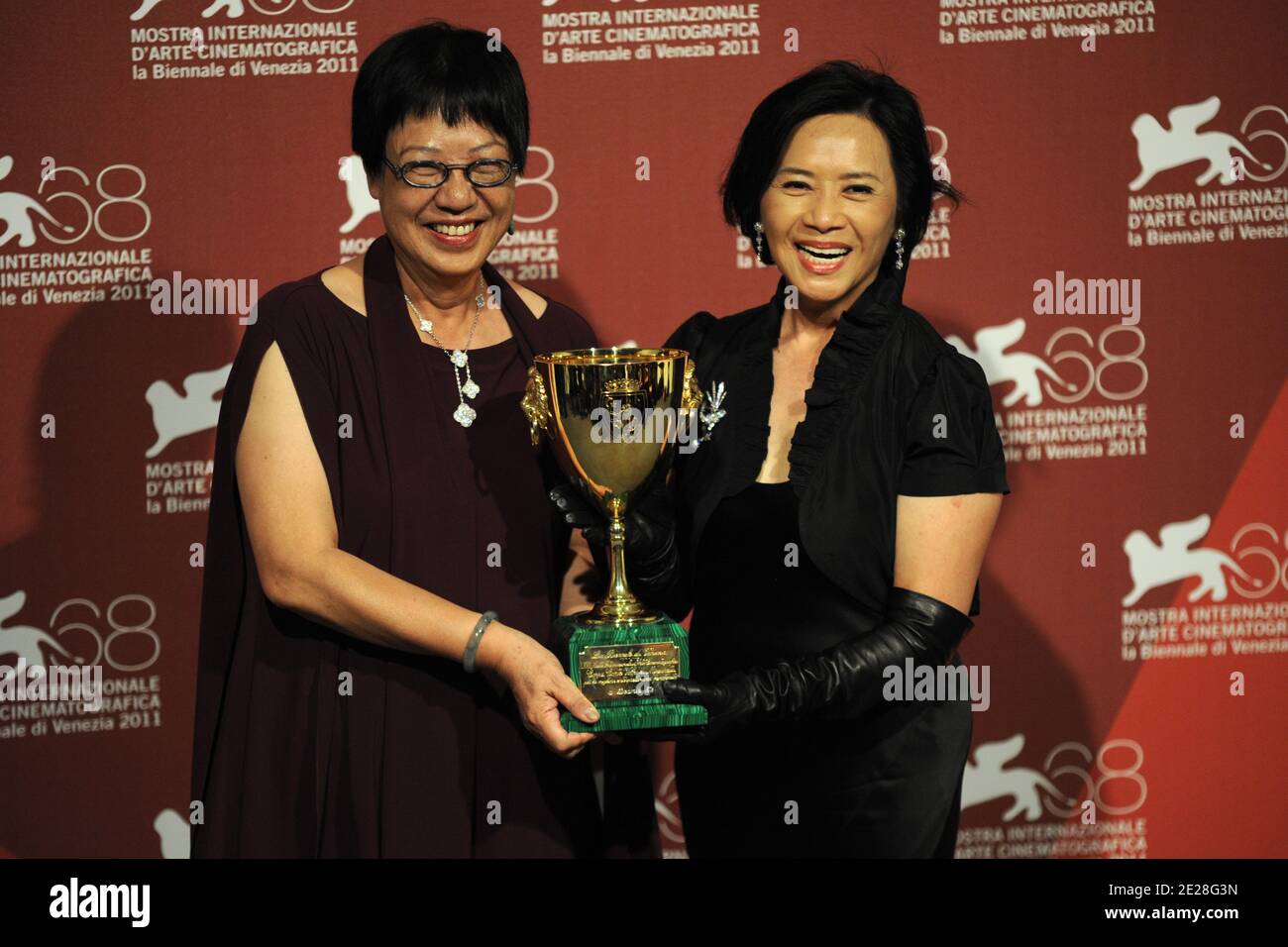 Deanie Yip with the Coppa Volpi Price for best actress in the film 'Tao ...