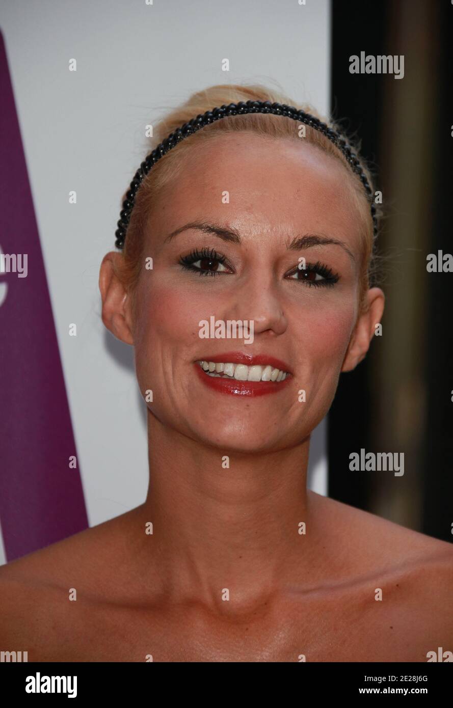 Elodie Gossuin attending the France 4 channel Press conference held at ...