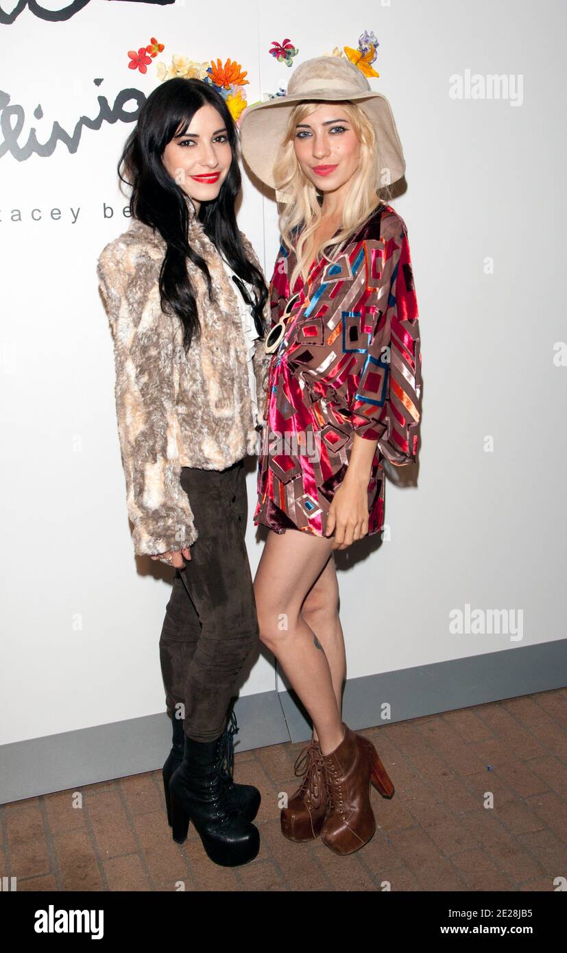 Jessica Origliasso and Lisa Origliasso (The Veronicas) attending the ...