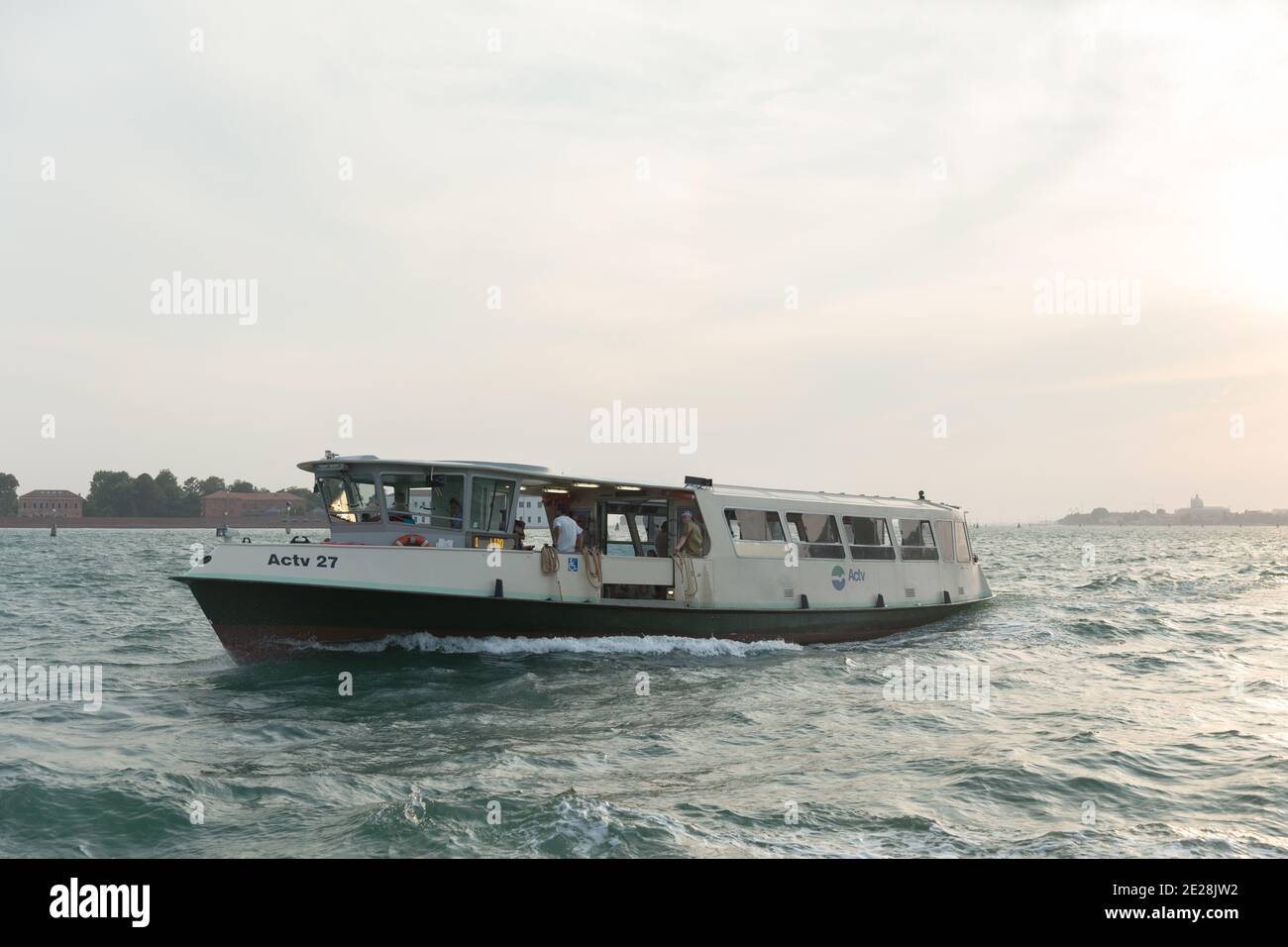 Venice Italy Vaporetto ferry Stock Photo - Alamy