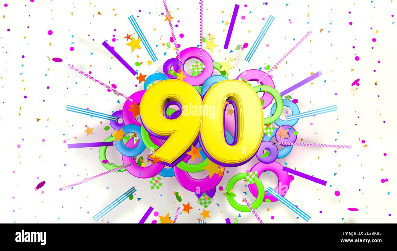 Image Of The Number 90 Clipart