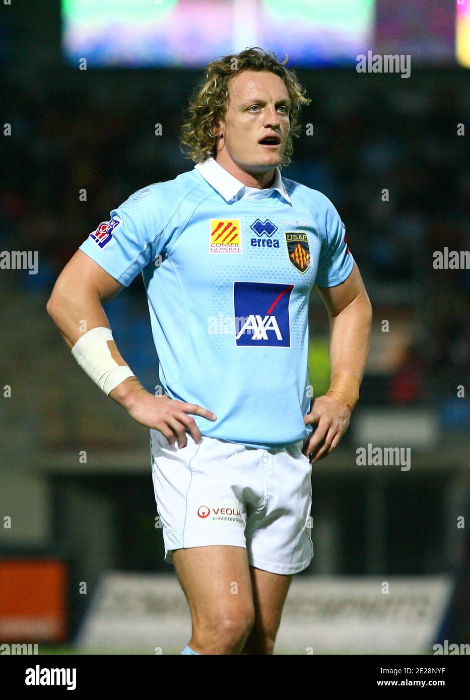 USA Perpignan's Ryan Cross during the french Top 14 rugby match USAP vs ...