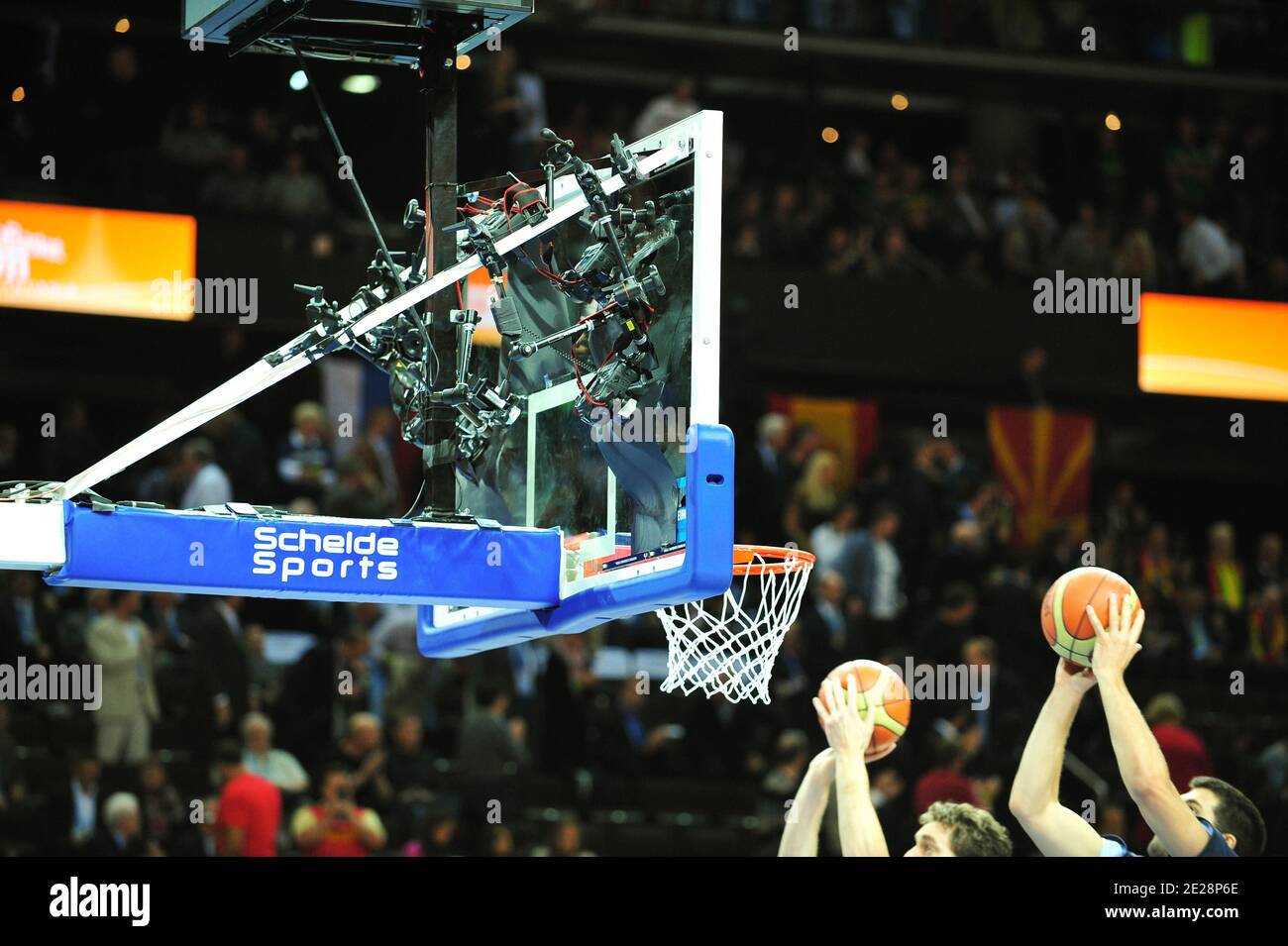 Atmosphere during the Men European Basketball Championship Final match ...