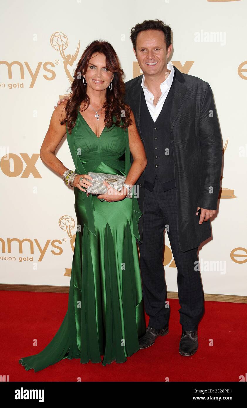 Roma Downey and Marc Burnett attend the 63rd Annual Primetime Emmy ...