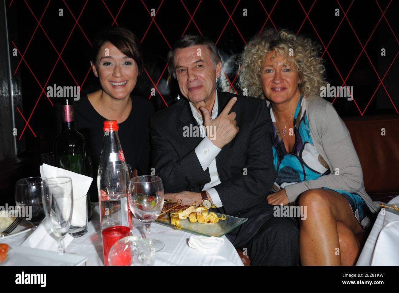 EXCLUSIVE - Daniela Lumbroso, Salvatore Adamo and his wife attending ...