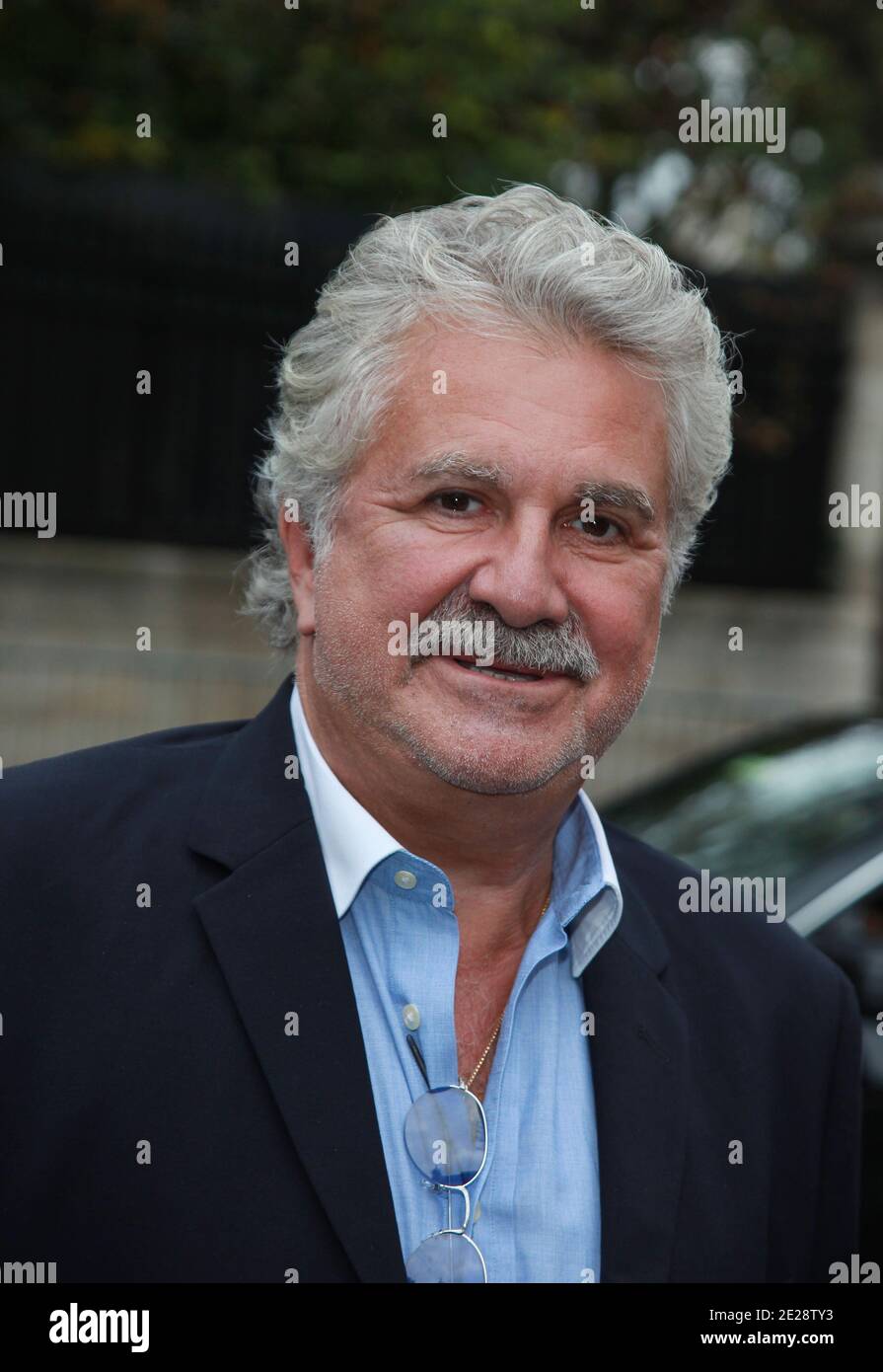 EXCLUSIVE. Roland Magdane attending a TV taping in Paris, France on ...