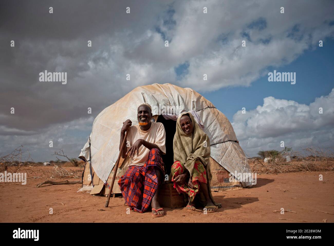 Nafisso Abdi Hussein, 32 years old pictured at the Dadaab refugee camp ...