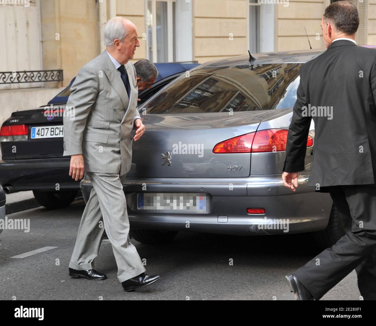 French Former Prime Minister Edouard Balladur is pictured in Paris, on ...