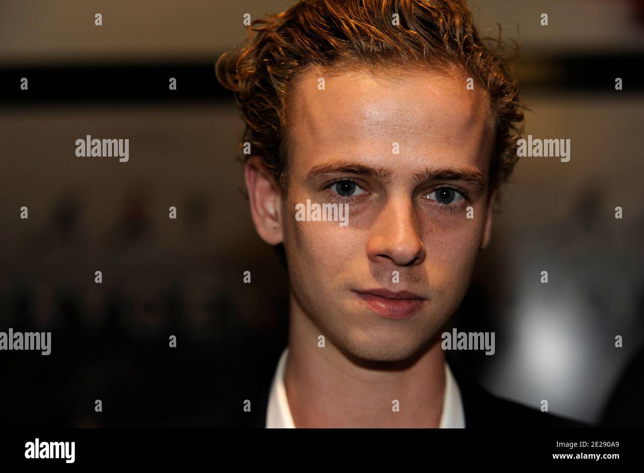 Actor Stef Aerts arrives at the premiere of 'Oxygene' at cinema Le ...