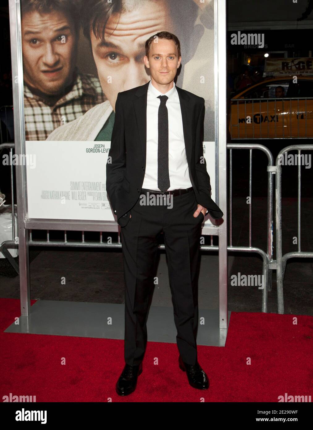 Will Reiser attending the premiere of '50/50' at the Ziegfeld Theater ...