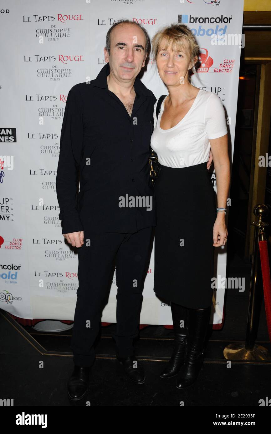 Philippe Harel and his wife attending the presentation of French ...