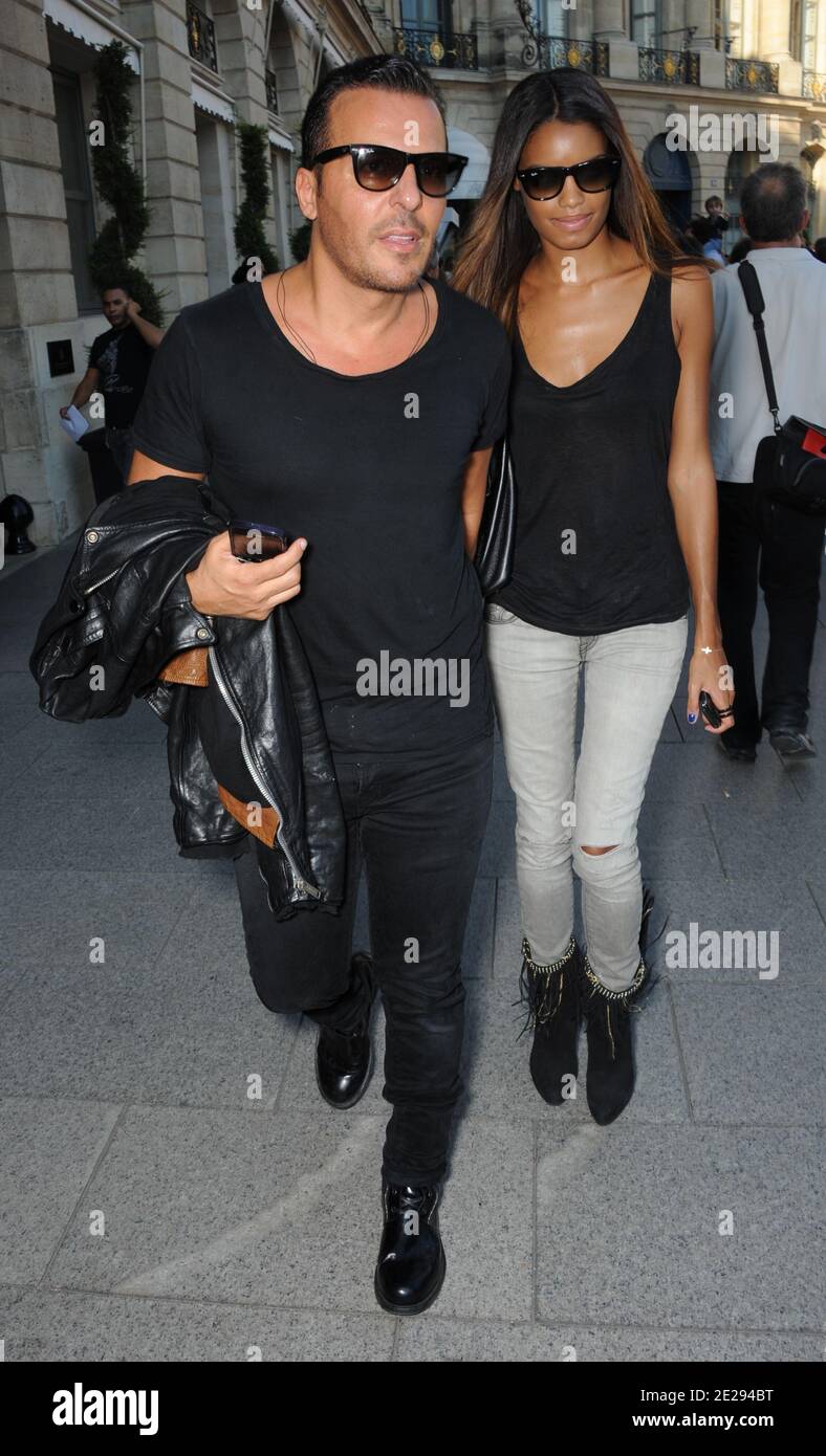 Jean Roch arriving at the Barbara Bui Ready-to-Wear Spring/Summer 2012 ...