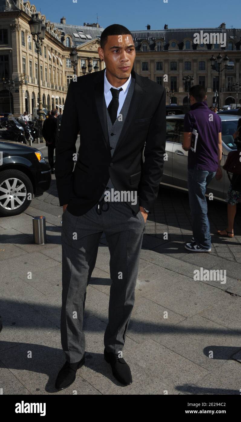 Guillaume Hoarau arriving at the Barbara Bui Ready-to-Wear Spring ...