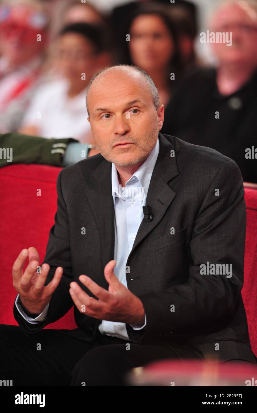 Alain Marecaux at the taping of Vivement Dimanche on August 31, 2011 in ...