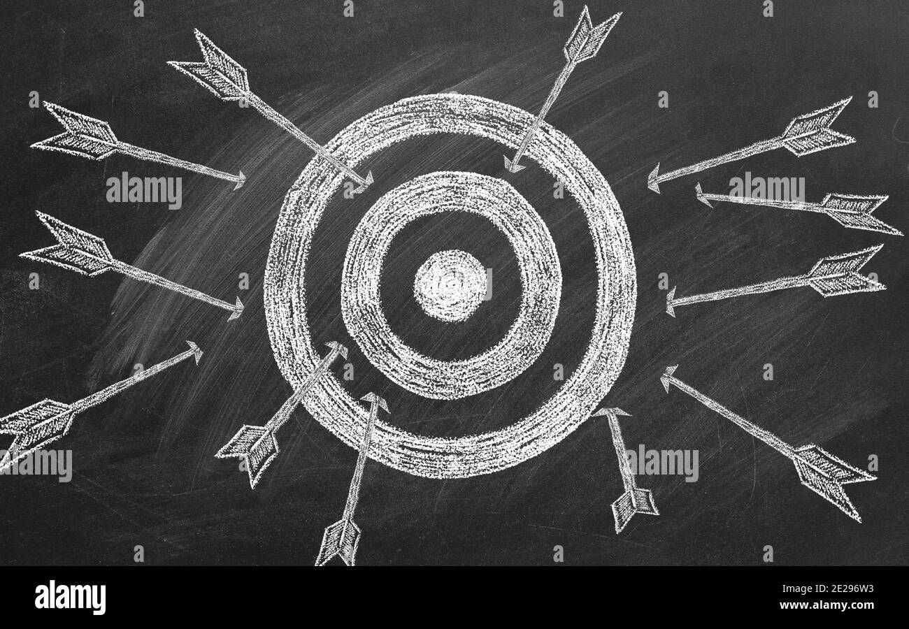 Target and arrows Stock Photo - Alamy