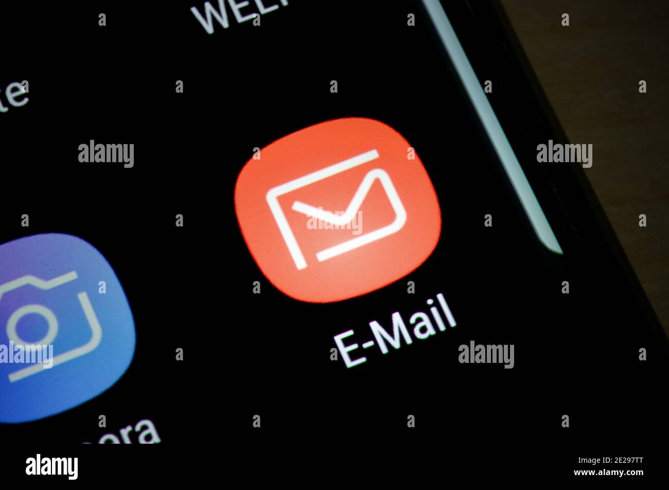 Smartphone, Display, App, E-Mail Stock Photo - Alamy