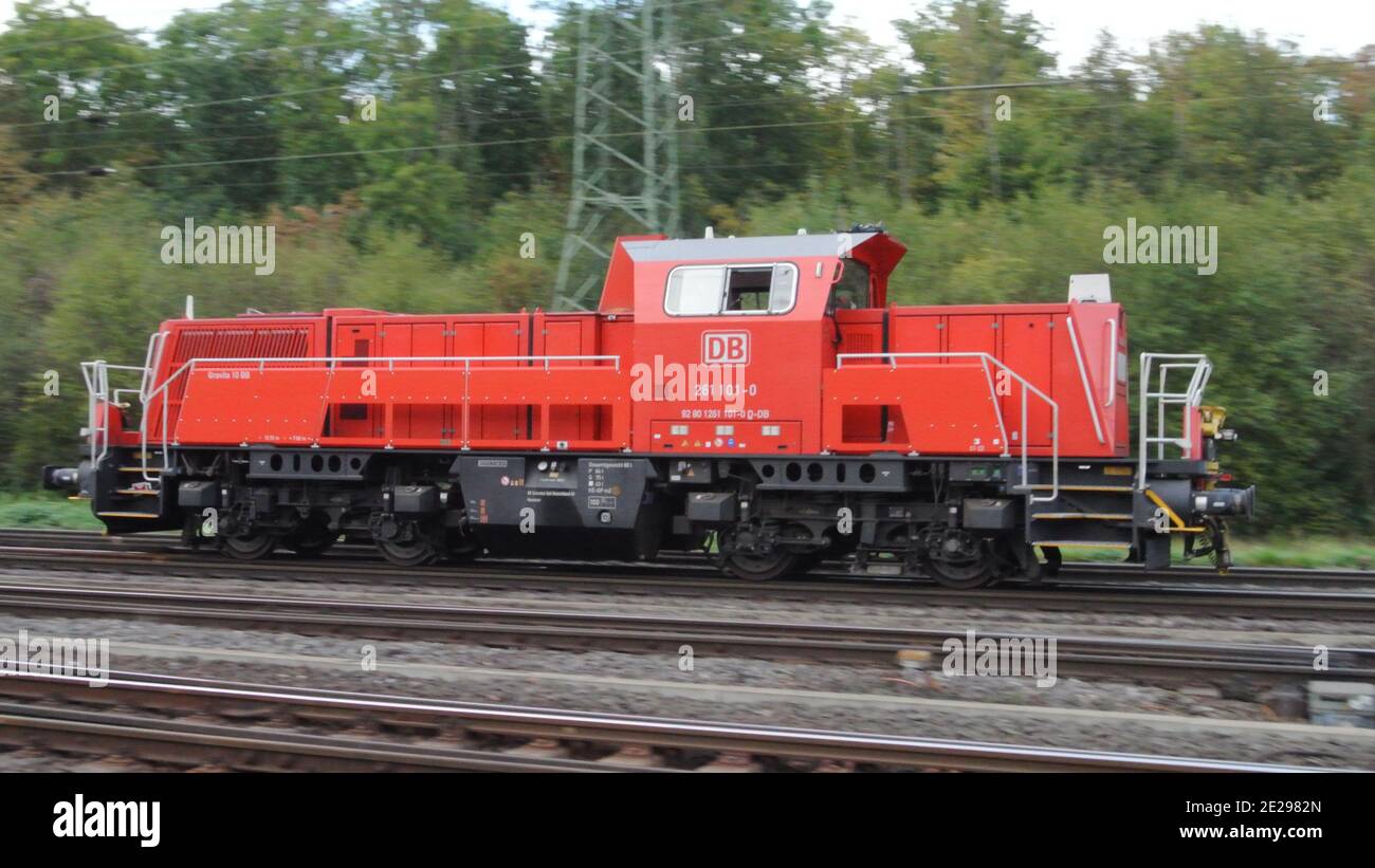 A Deutsche Bahn (DB) Class V 60 Voith Gravita 10 BB diesel hydraulic ...
