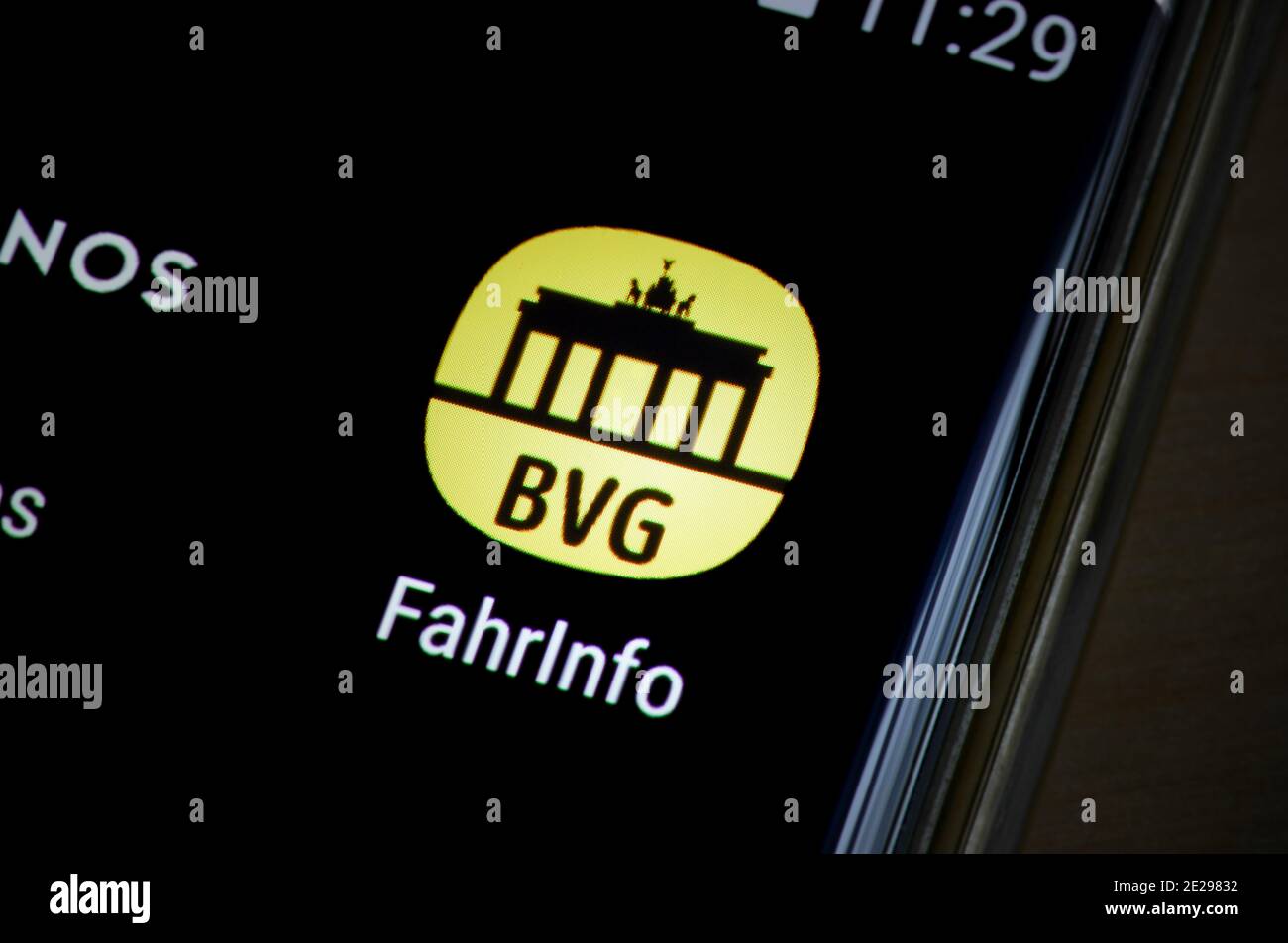 Bvg app hi-res stock photography and images - Alamy