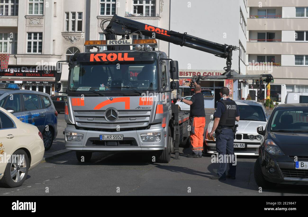 Abschleppen, Auto, Tempelhof, Tempelhof-Schöneberg, Berlin, Deutschland ...
