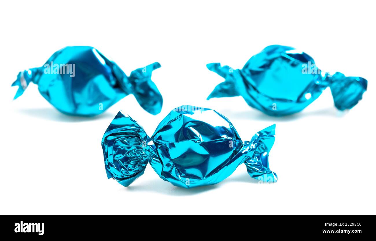 Blue toffee Cut Out Stock Images & Pictures - Alamy